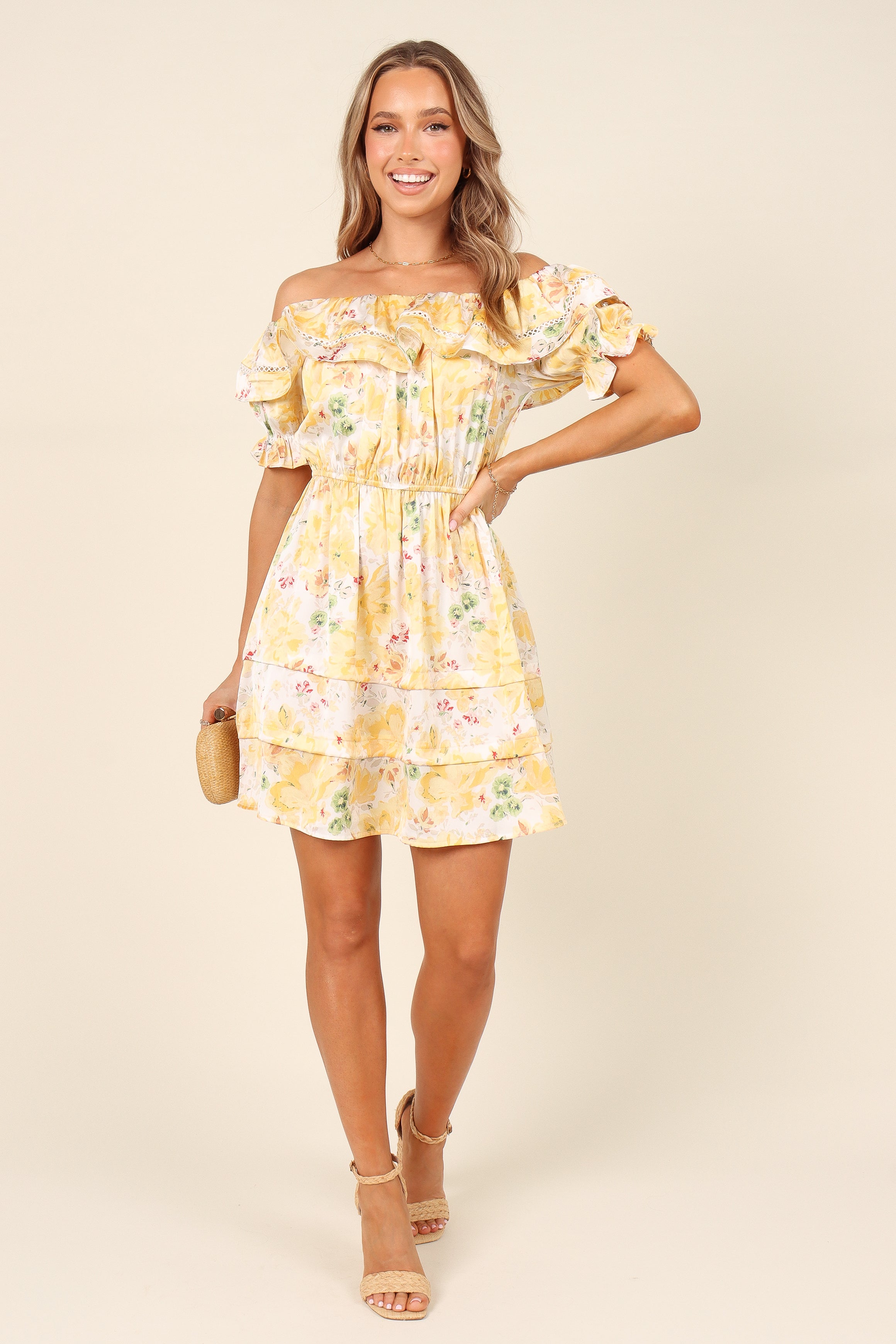 Kylin Dress - Yellow – Gabi Swimwear